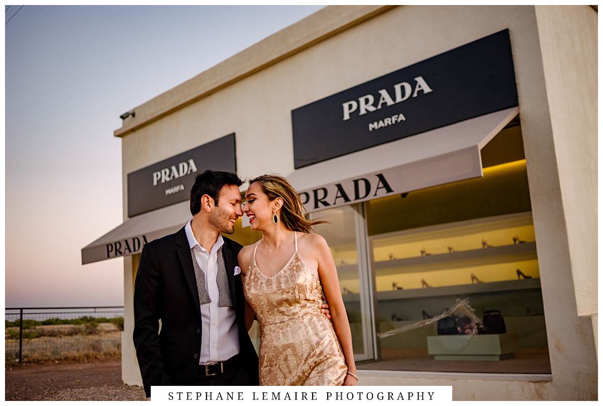 Editorial Inspired Marfa Engagement Session Experience